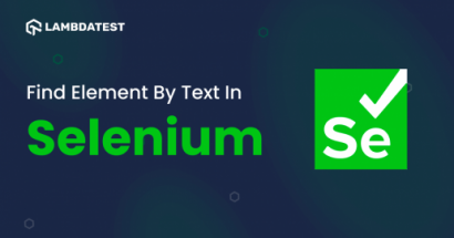 How To Find Element By Text In Selenium WebDriver | by Ria Dayal | Medium