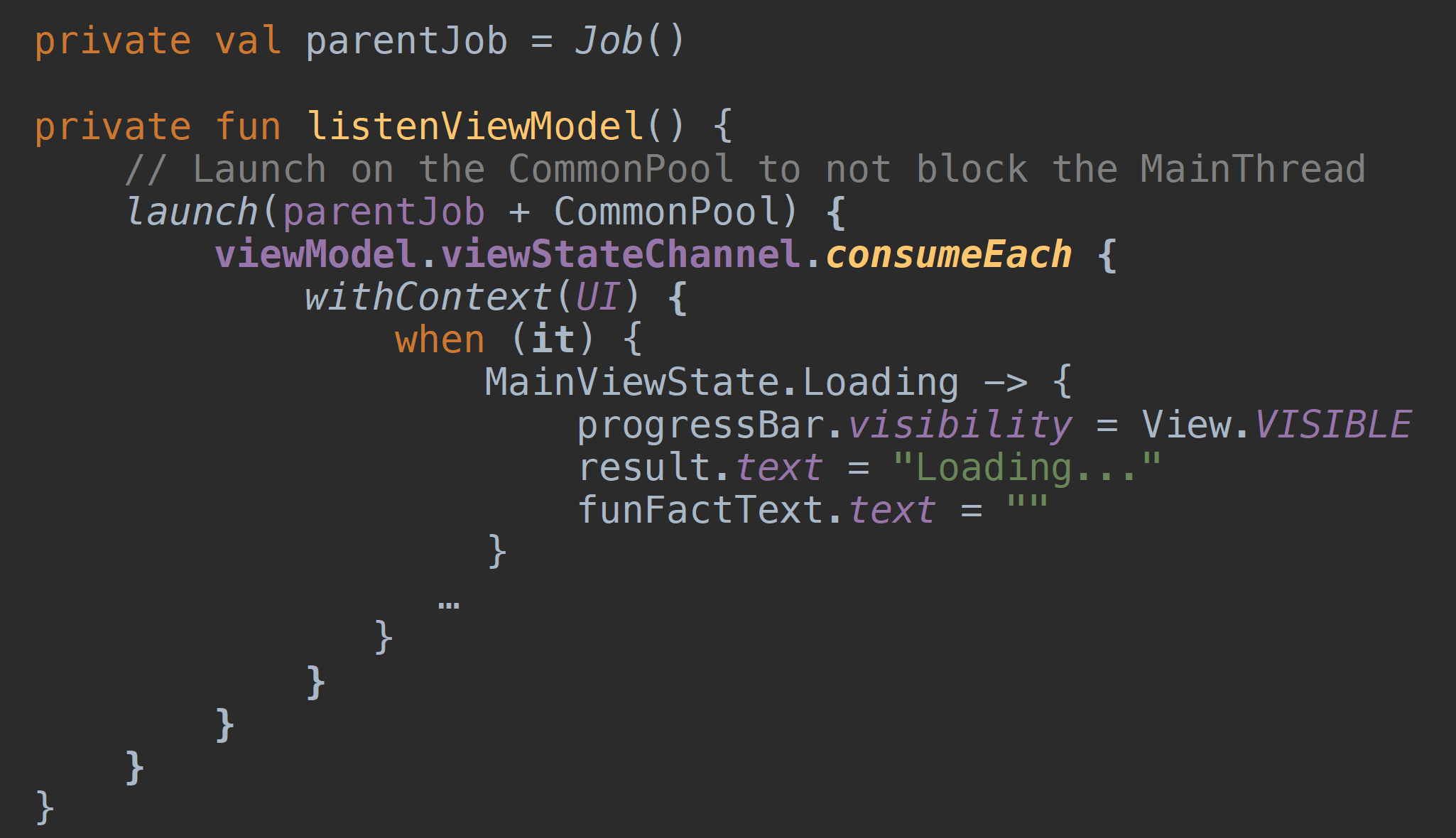Coroutines and RxJava — An Asynchronicity Comparison (Part 7): MVI Project | by Manuel Vivo ...