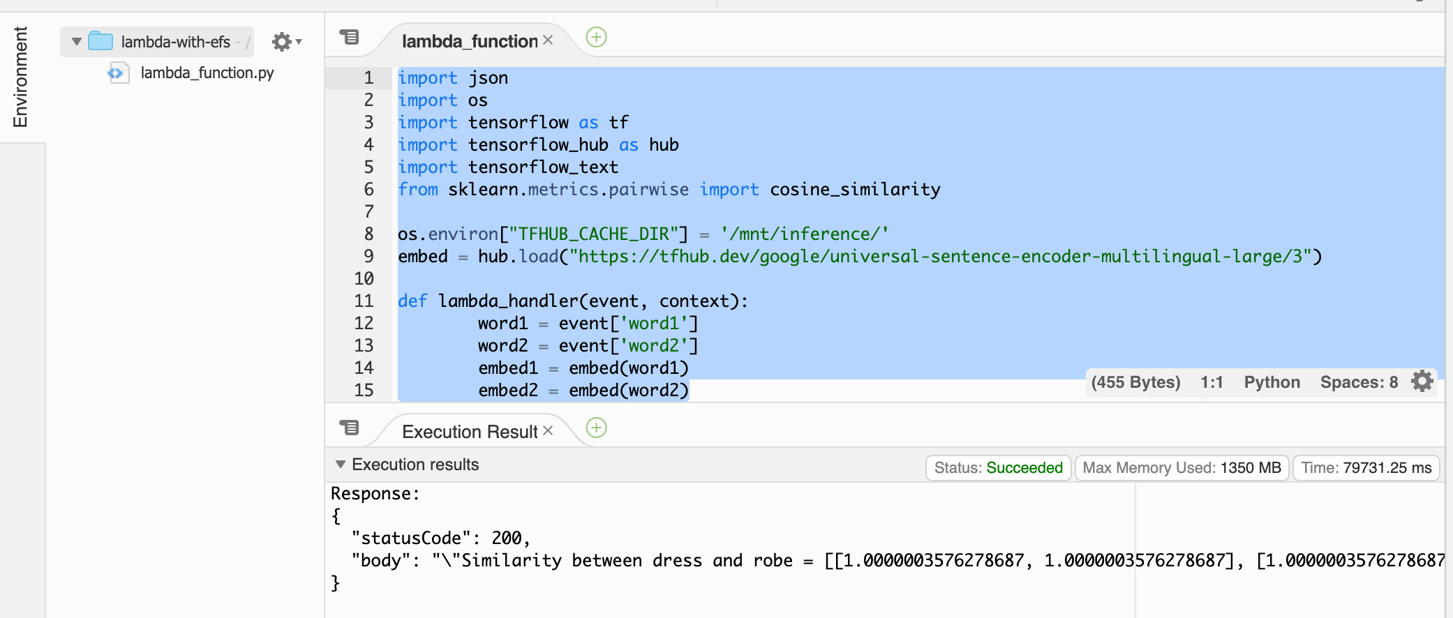 Serving a Tensorflow 2 model on AWS Lambda | by Mike Palei | Aug, 2020 ...