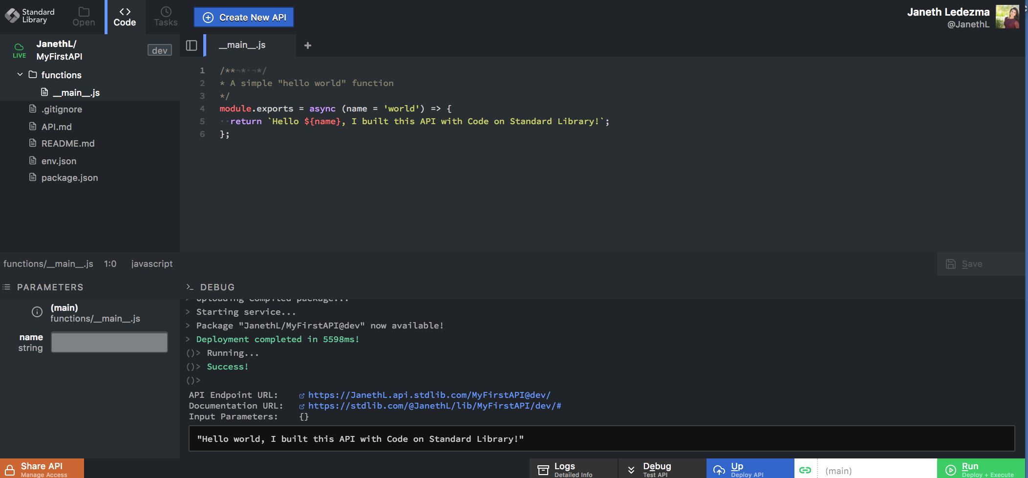 Build and Deploy an API with Standard Library and Node.js in 6 Easy Steps | by Janeth Ledezma ...
