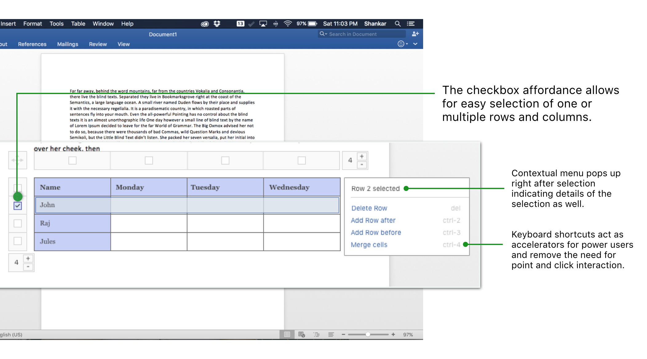Designing A New Way To Create And Edit Tables In Ms Word By Shankar Medium