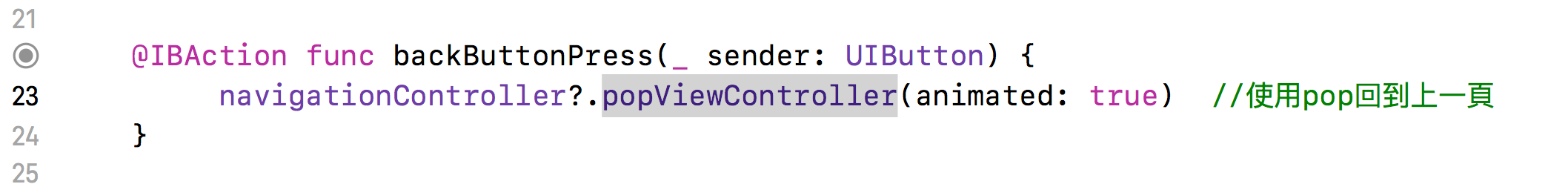 『簡易說明Xcode』顯示下一個畫面方法（由程式觸發的方式 — push） | by Shin Chao | 彼得潘的 Swift iOS App 開發教室 | Medium