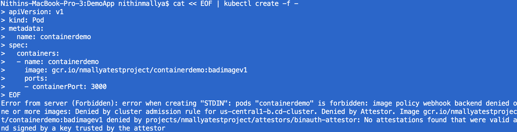 Automating container security in GKE with Binary Authorization and Circle CI