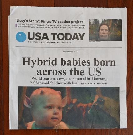 USA Today Reports on Hybrid Babies | by John Dean | Dean’s List | Medium