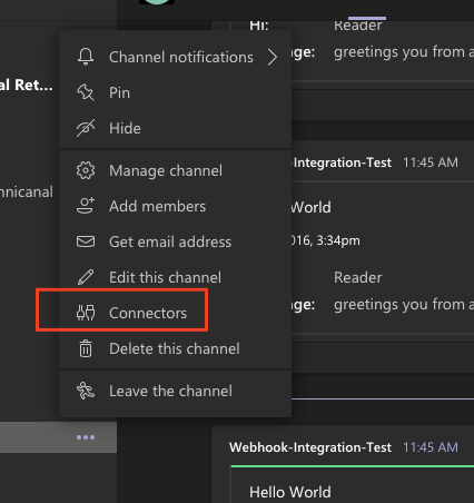 Incoming webhook on Microsoft Teams | by Osvaldo González Venegas | Medium