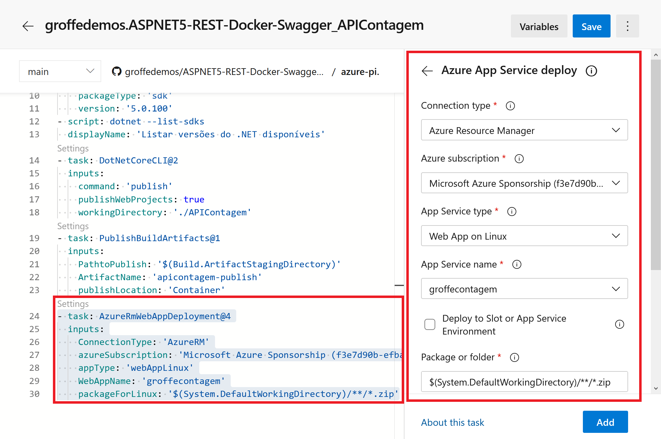 Azure DevOps: configurando o uso do .NET 5 para build e deployment | by Renato Groffe | Azure na ...