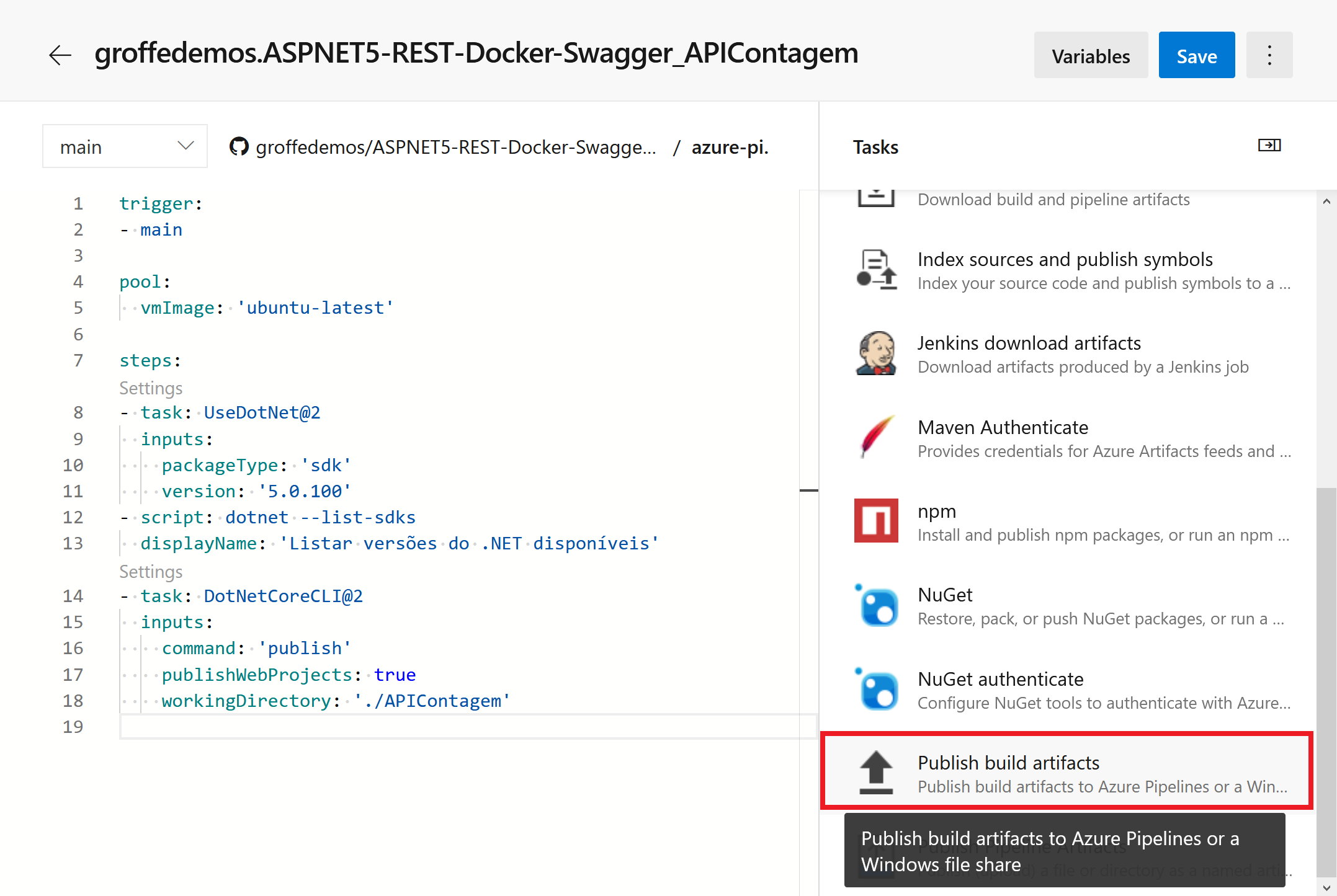 Azure DevOps: configurando o uso do .NET 5 para build e deployment | by Renato Groffe | Azure na ...