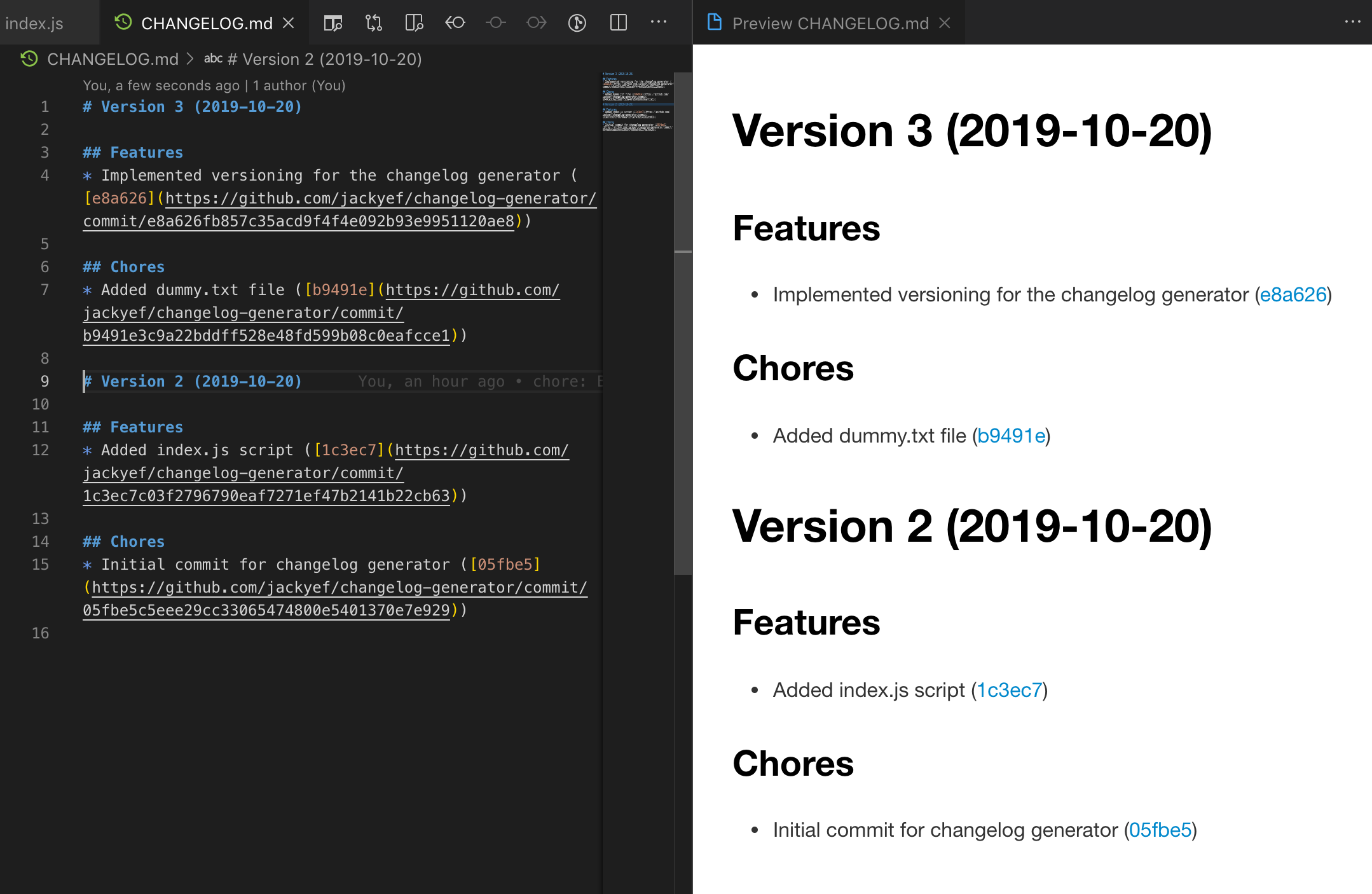 Writing Your Own Changelog Generator with Git - Better Programming - Medium