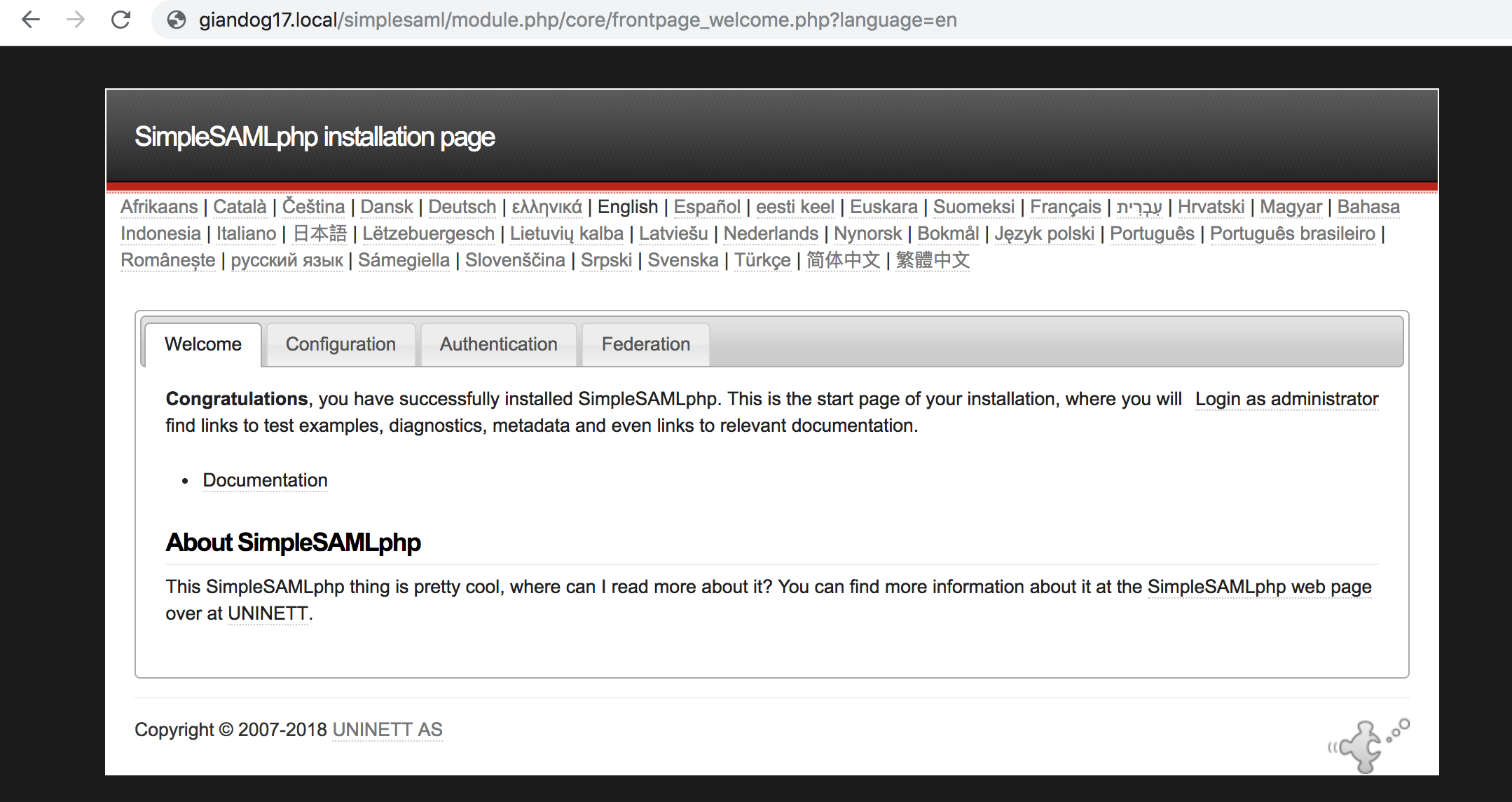 How to Configure SimpleSAMLphp for Drupal 8 | by Giandonato Greco | Medium