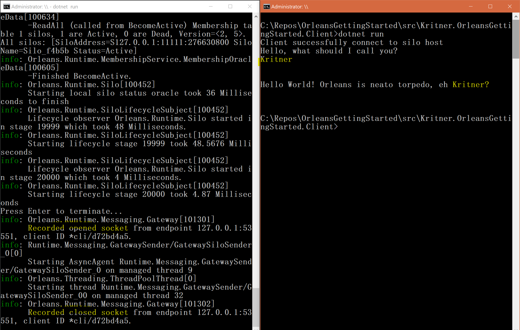 Getting Started with Microsoft Orleans | by Russell Hammett Jr ...