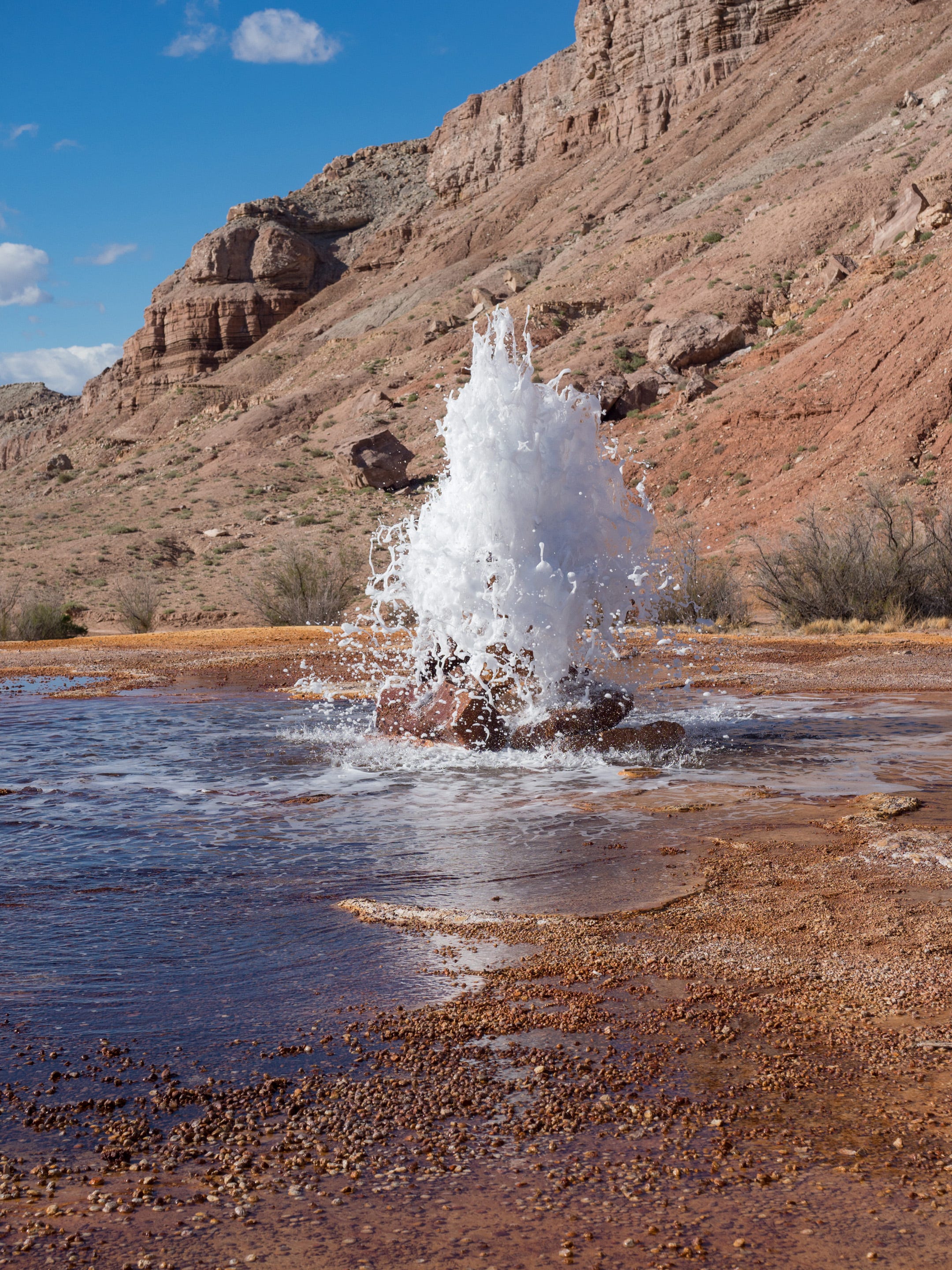 Fossils, Geysers, and Rocks, oh my. Also, driving across Utah again ...