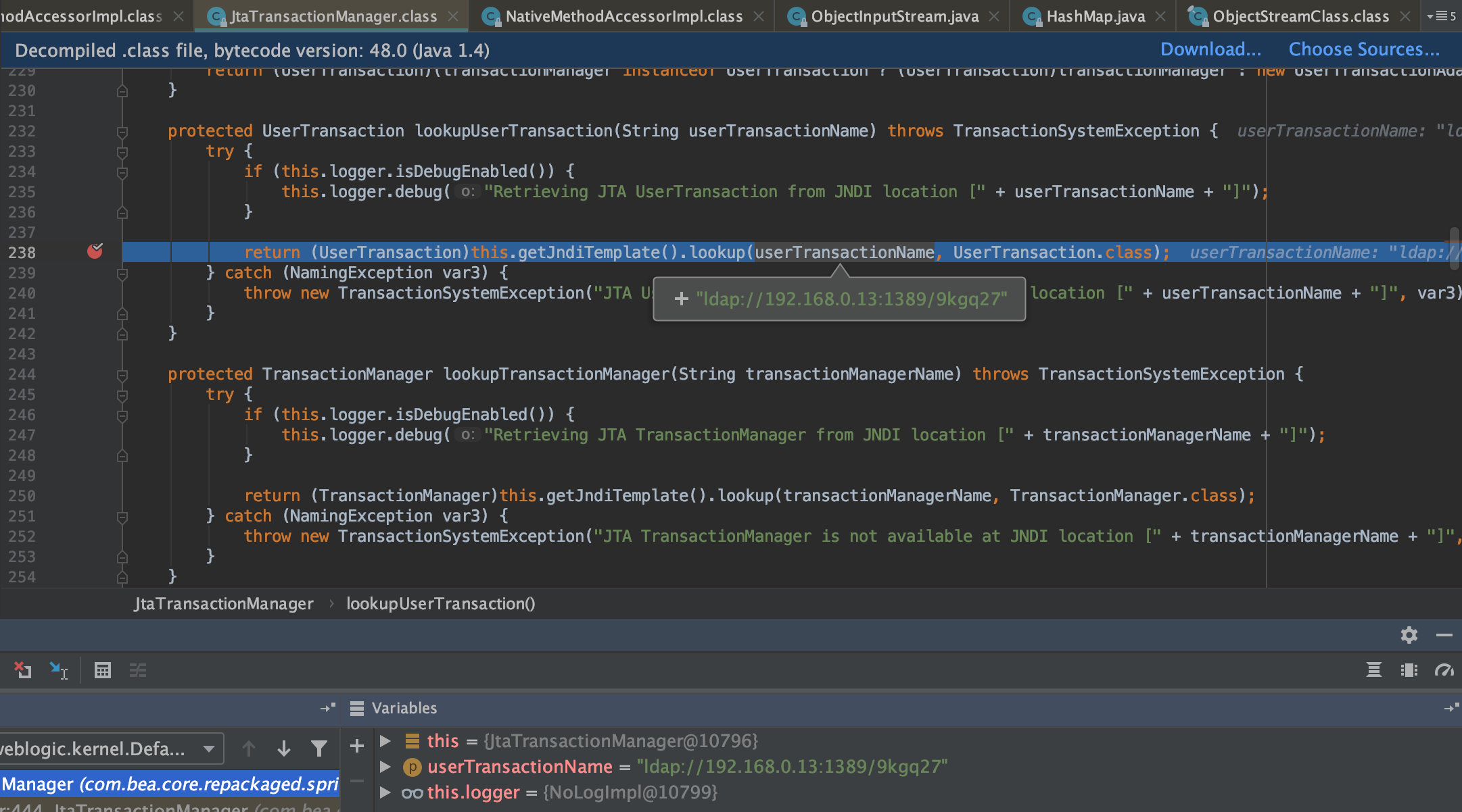 CVE-2020-2551: Unauthenticated Remote Code Execution in IIOP protocol via Malicious JNDI Lookup