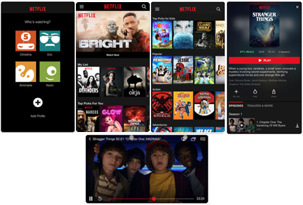 Interactive Design — Corresponding Smart TV and Mobile Movie Player App ...