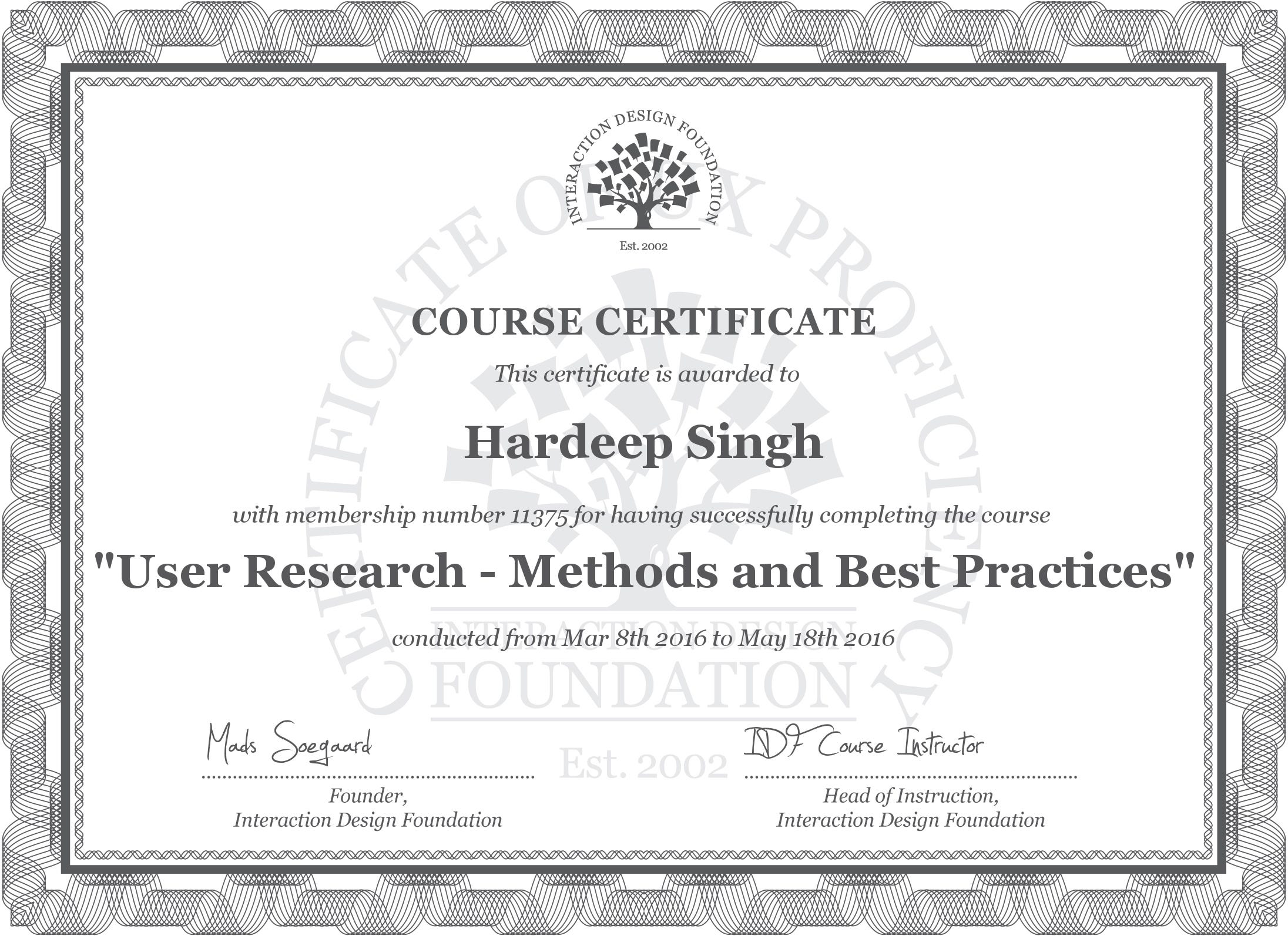 My experience with the Interaction Design Foundation | by Hardeep Singh ...