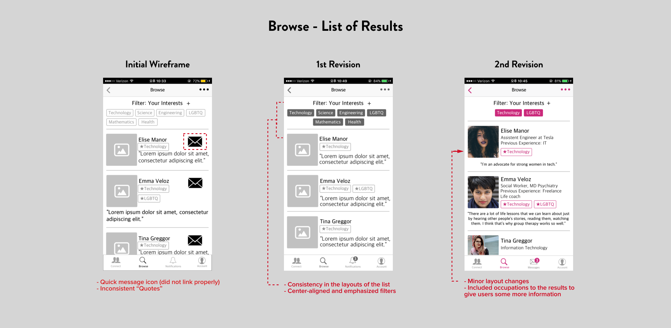 Women and Women First — Women’s Mentorship Mobile App ~UXDI | by Julia ...