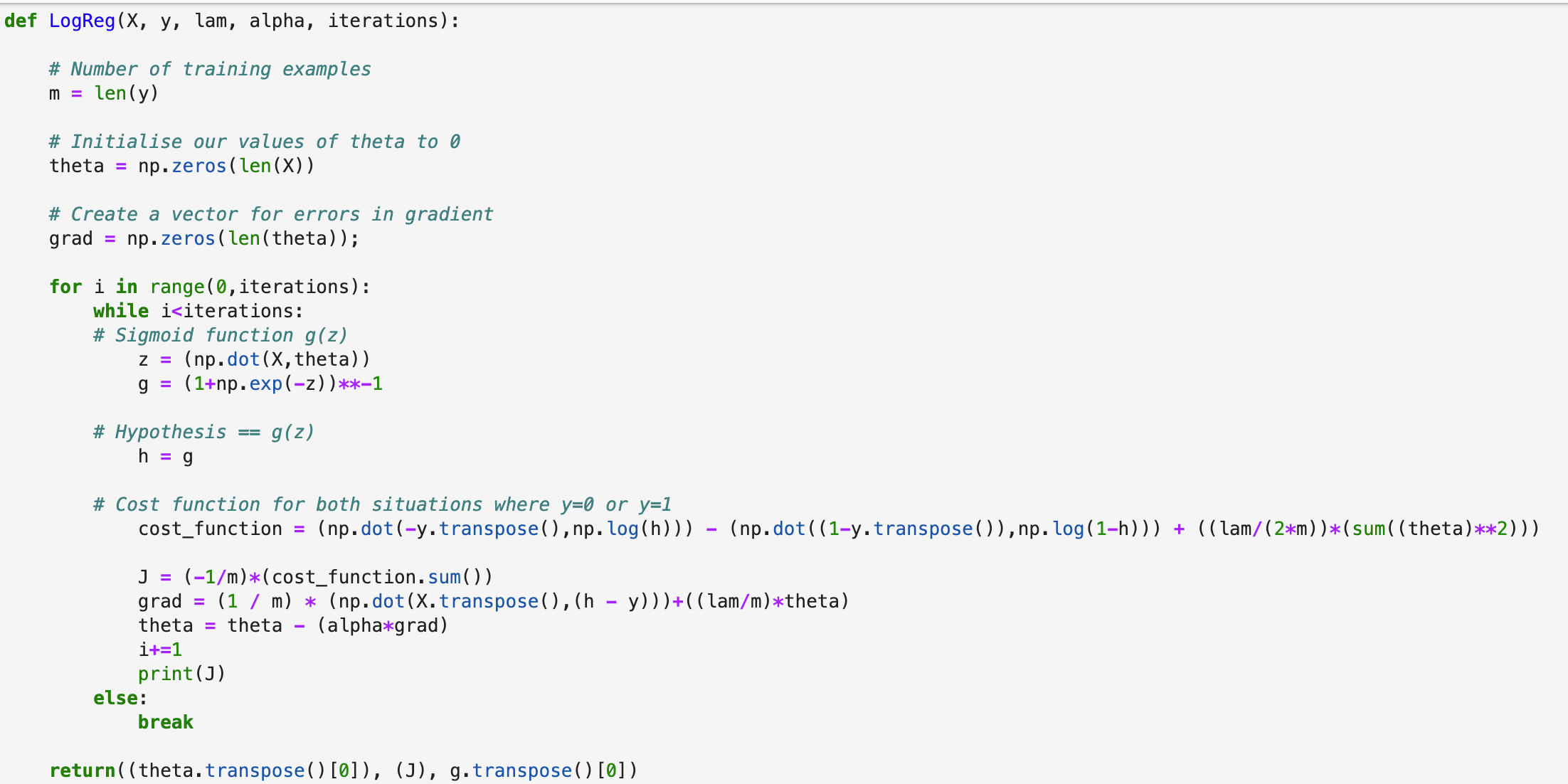 Understanding And Writing Your Own Machine Learning Algorithms Linear And Logistic Regression