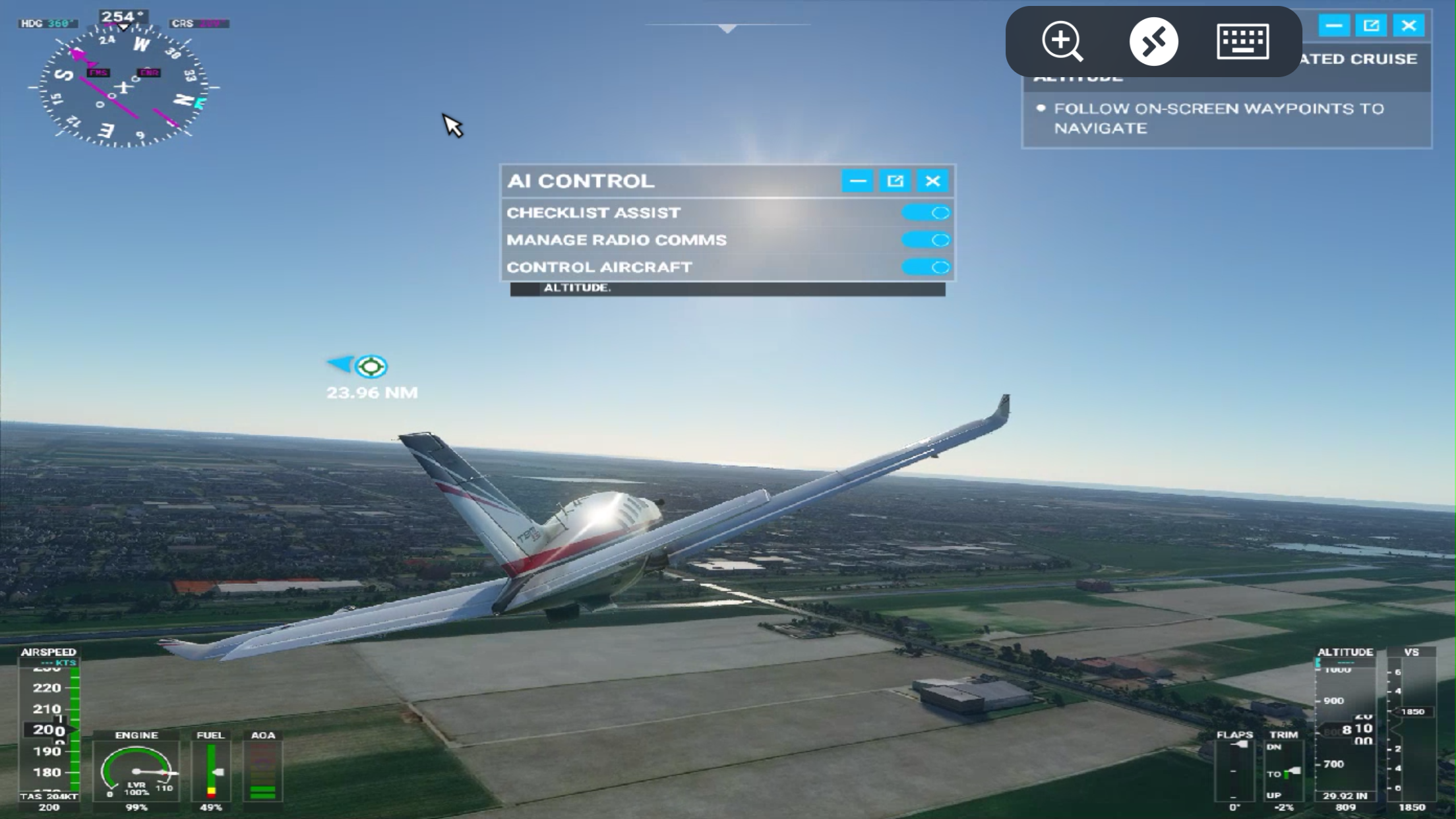 Microsoft Flight Simulator 2020 running in Windows Virtual Desktop ...