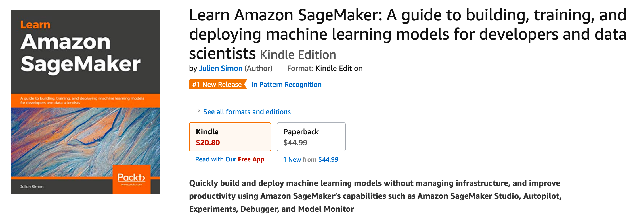 Announcing my book: “Learn Amazon SageMaker” | by Julien Simon | Aug, 2020 | Medium
