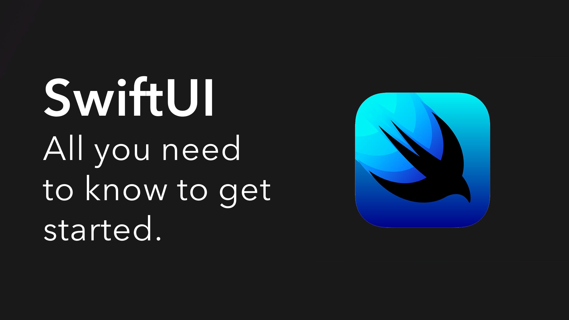 Everything you need to know about SwiftUI to get started | by Andreas ...