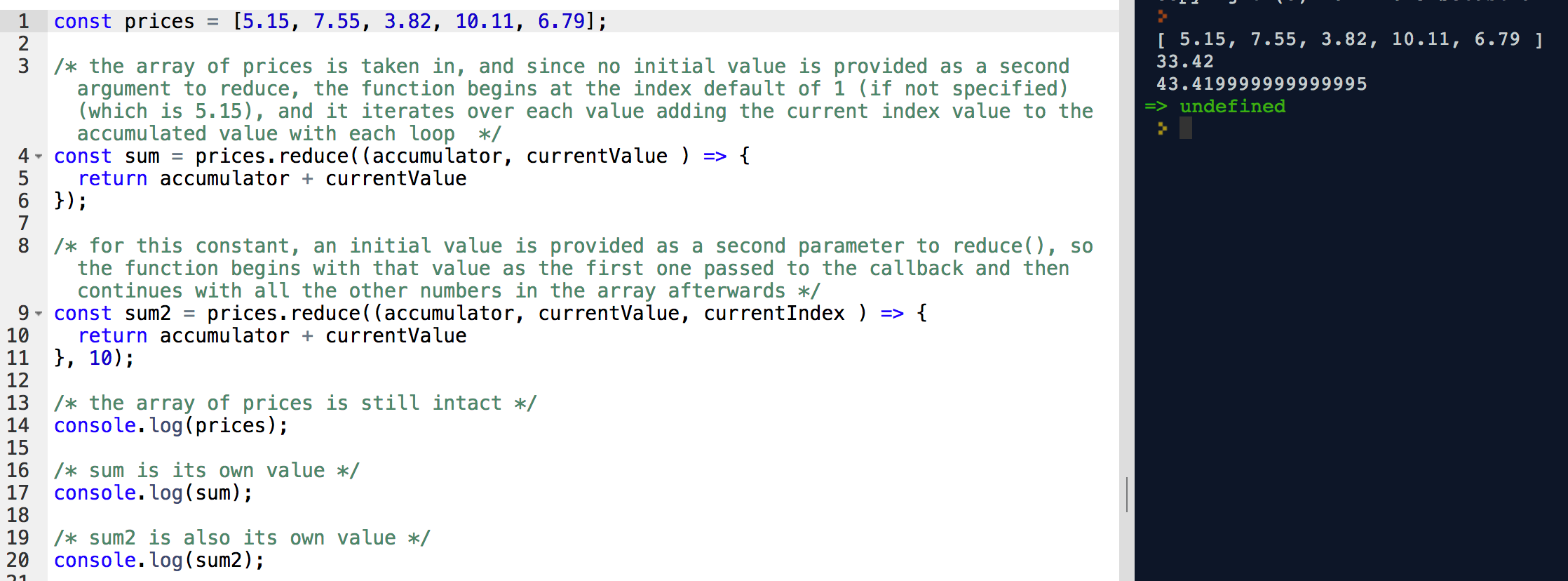 Understanding Javascript Array Iteration Methods