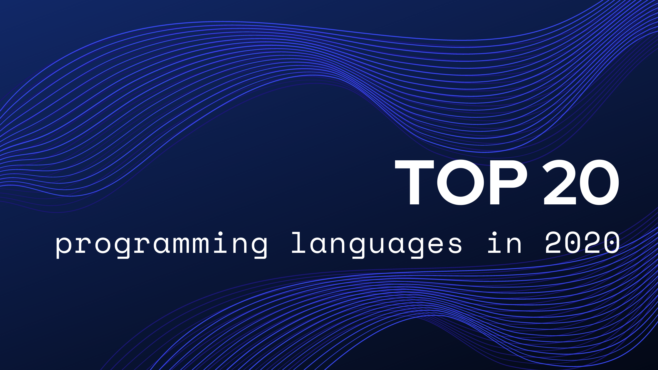 Here are top 20 programming languages as per RedMonk’s June 2020 list ...