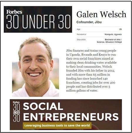 Jibu and the Forbes Thirty Under Thirty Recognition | by William ...