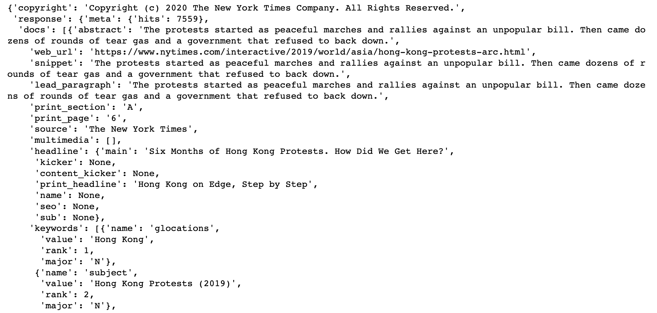 How to Collect Data From The New York Times Over Any Period of Time ...