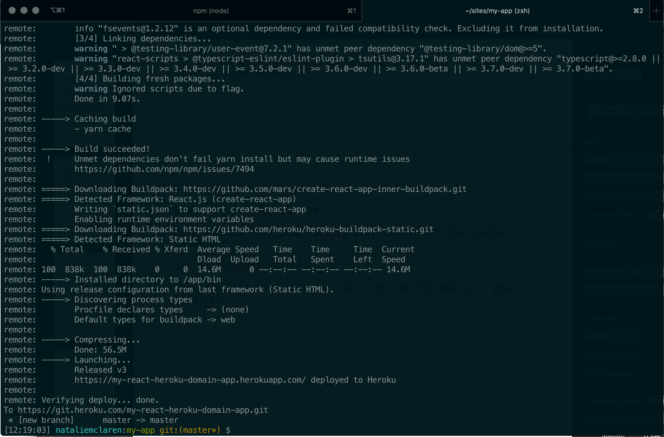 Deploying Your React App In Minutes Via Heroku With A