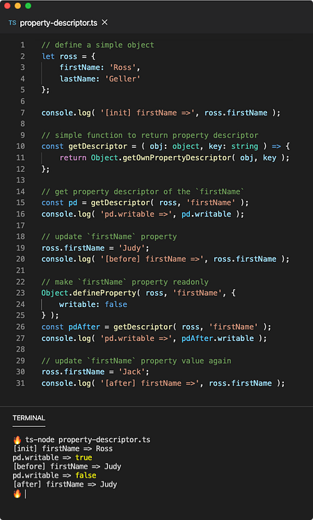 TypeScript — Data Immutability