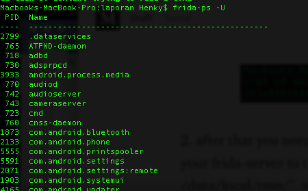 starting some hot introduction with Frida: part II | by b33f_k4r4g3# ...
