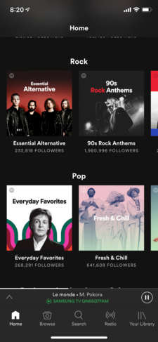 Redesign of Spotify Home Screen. Spotify is one of my favorite apps of ...