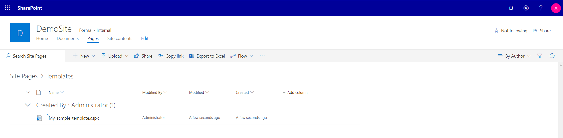 Provision SharePoint page templates using site designs and Flow | by ...