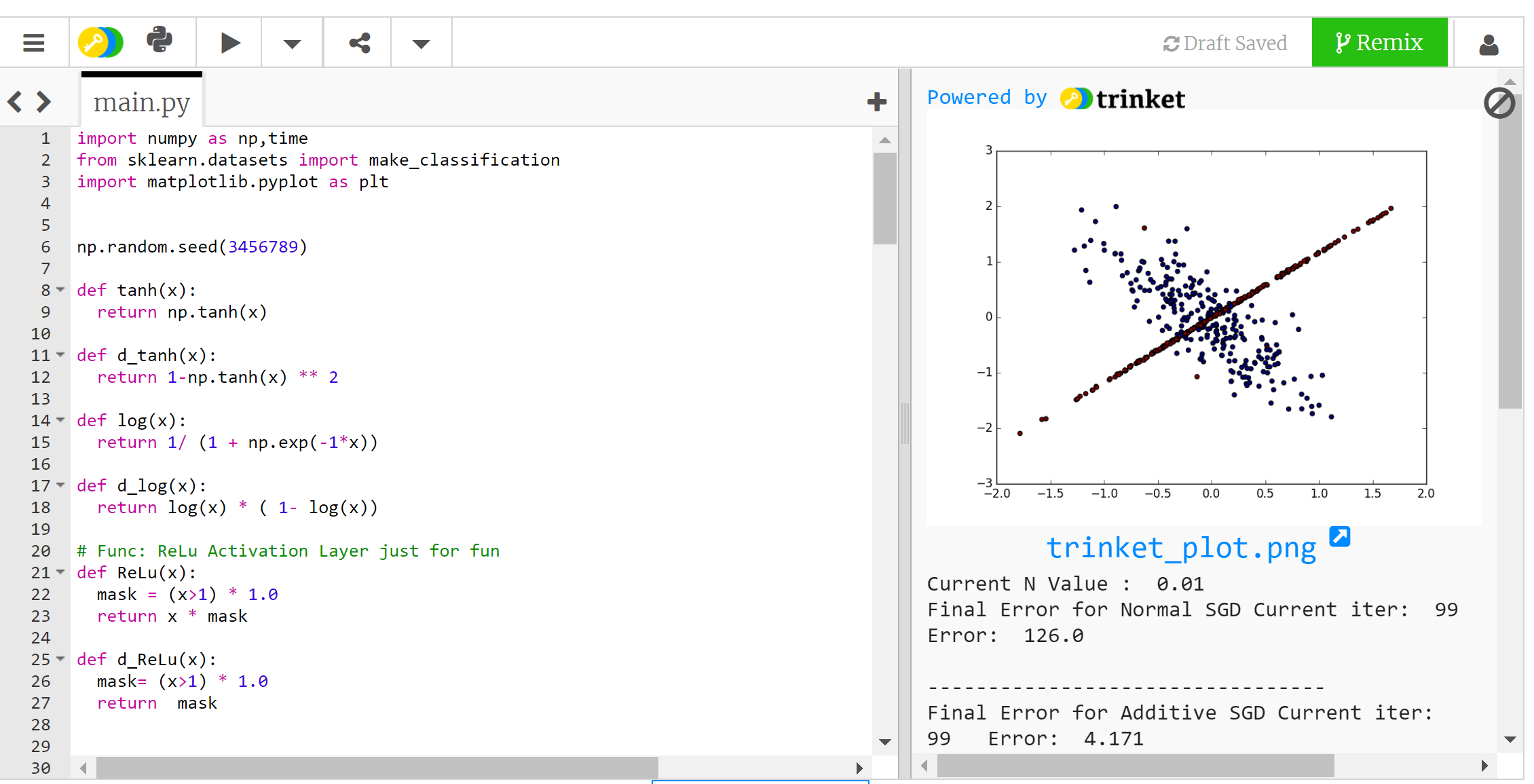 Only Numpy Implementing Adding Gradient Noise Improves Learning For Very Deep Networks” From