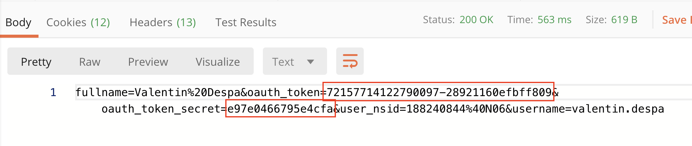 Oauth 1 0 Authorization Flow Using Flickr Api And Postman