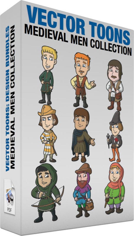Medieval Men Collection | by Vector Toons | Medium
