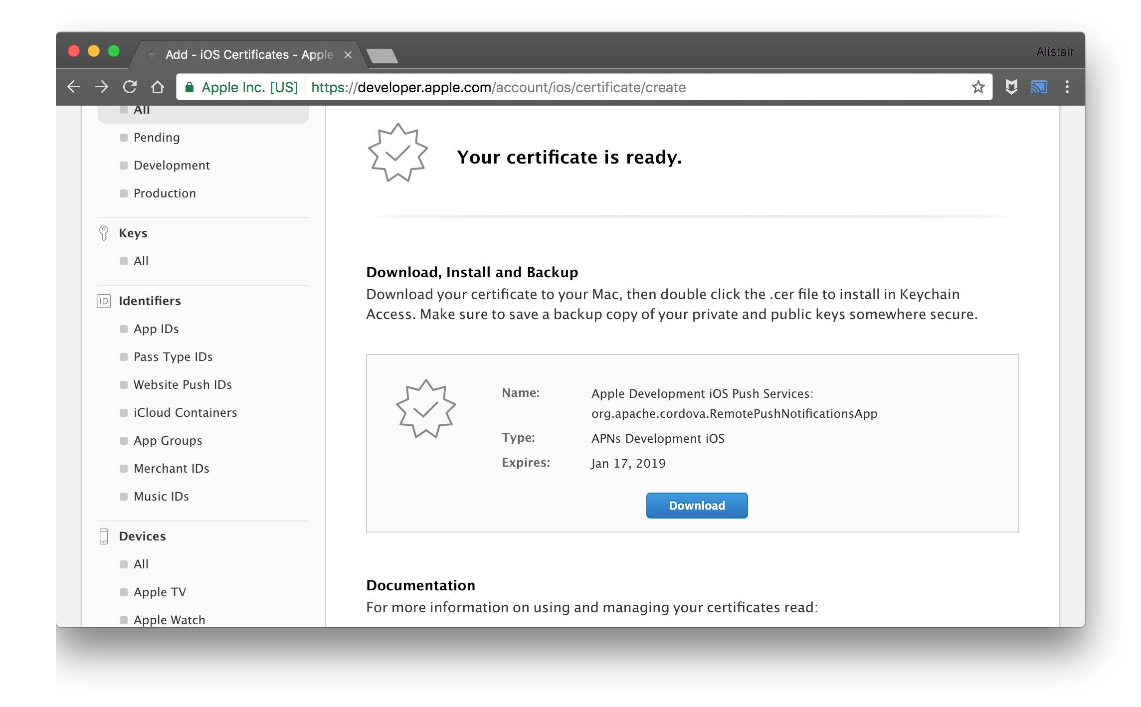 Setting Up Amazon SNS & Apache Cordova for Push Notifications