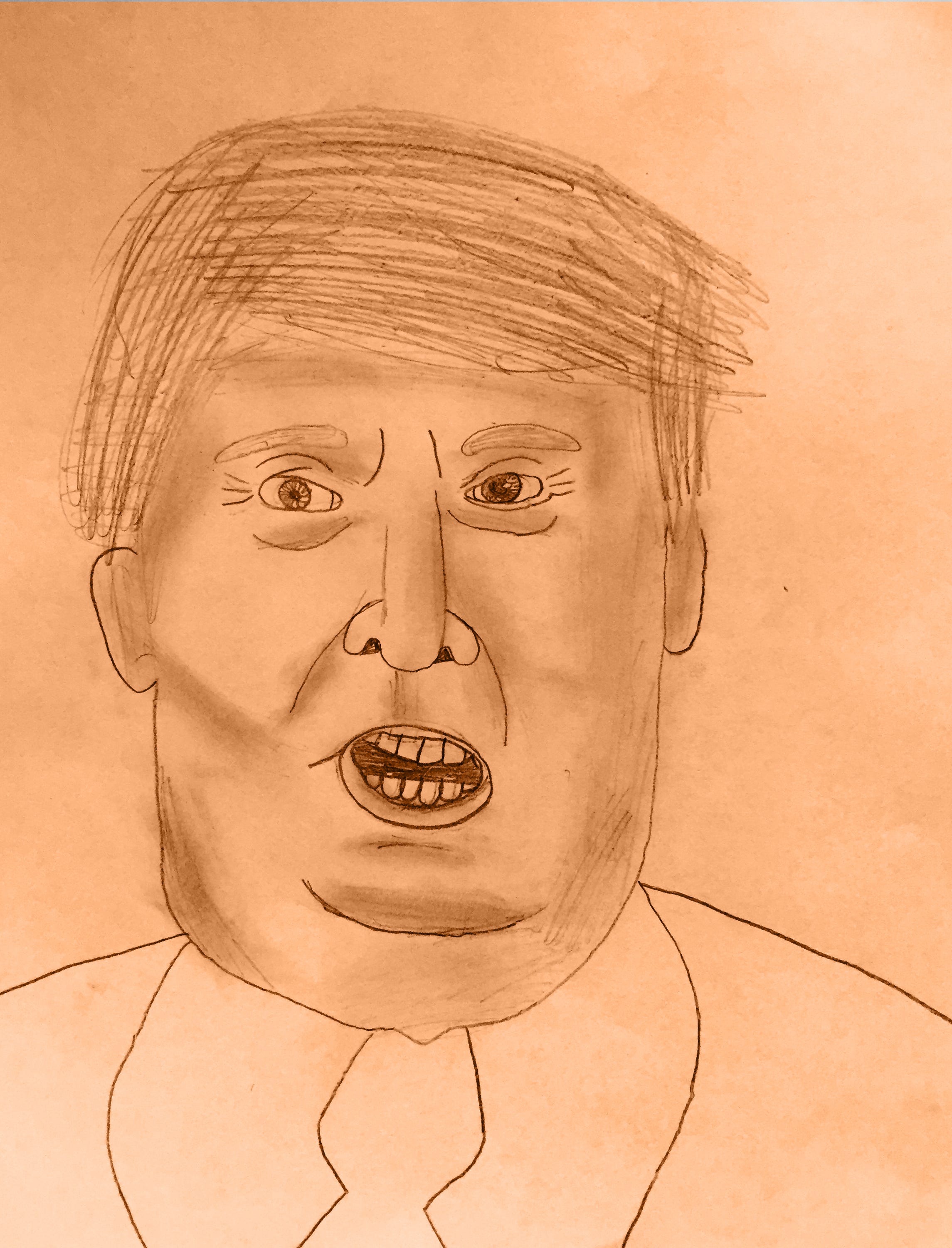 My Kids Draw the President. Three portraits of Trump’s resting rich ...