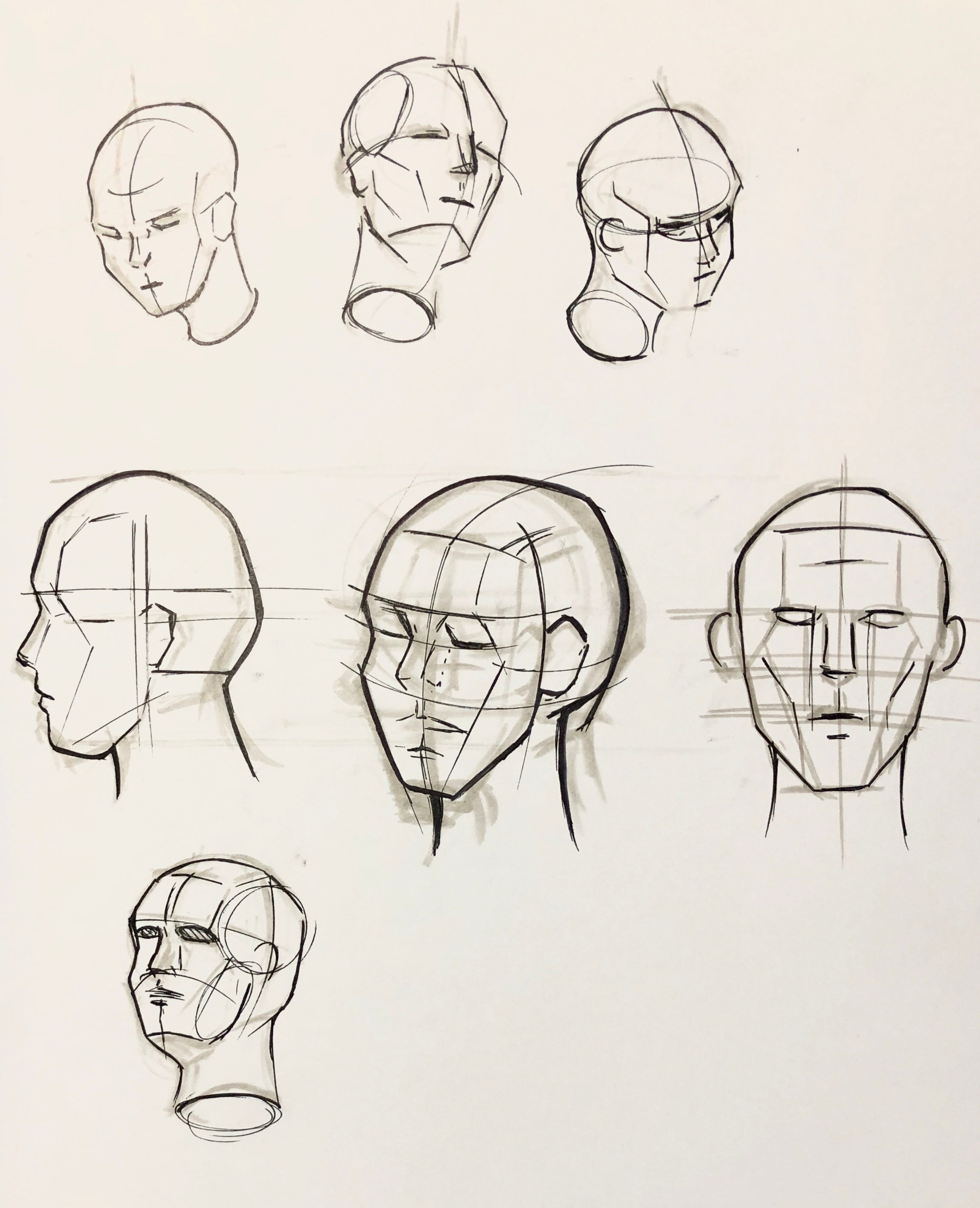 Gestural Drawings. In the beginning, we practiced the… | by Shannon Lin ...