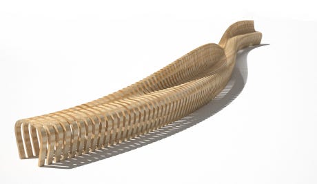 Ribbed Benches with Rhino + Grasshopper | by Phillip Zawarus | Medium