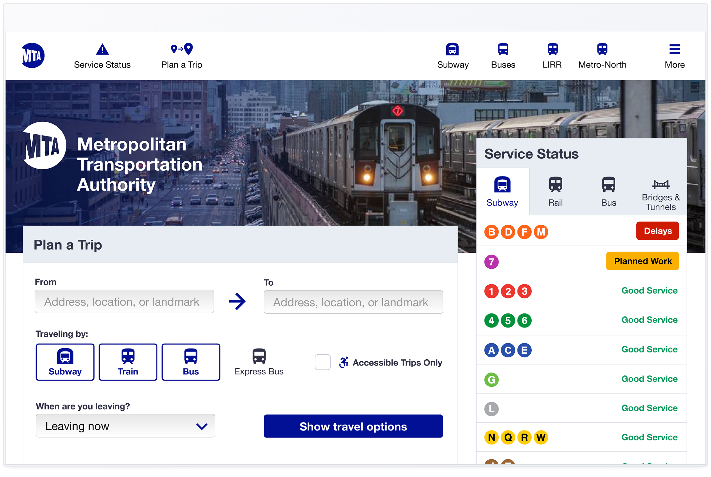 Designing for Transit: The MTA Website | by Adam Fisher-Cox | Medium