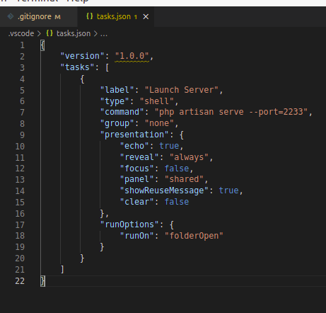 Auto-Run Command when Opening Workspace in VsCode (Laravel) | by Andre ...
