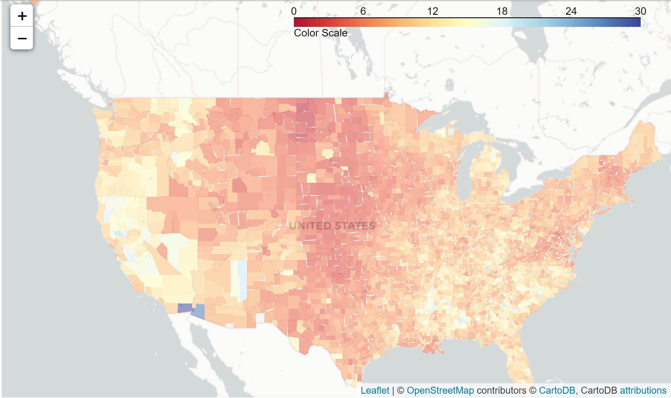 Create and visualize Choropleth map with Folium | by Shreya Gokhe ...