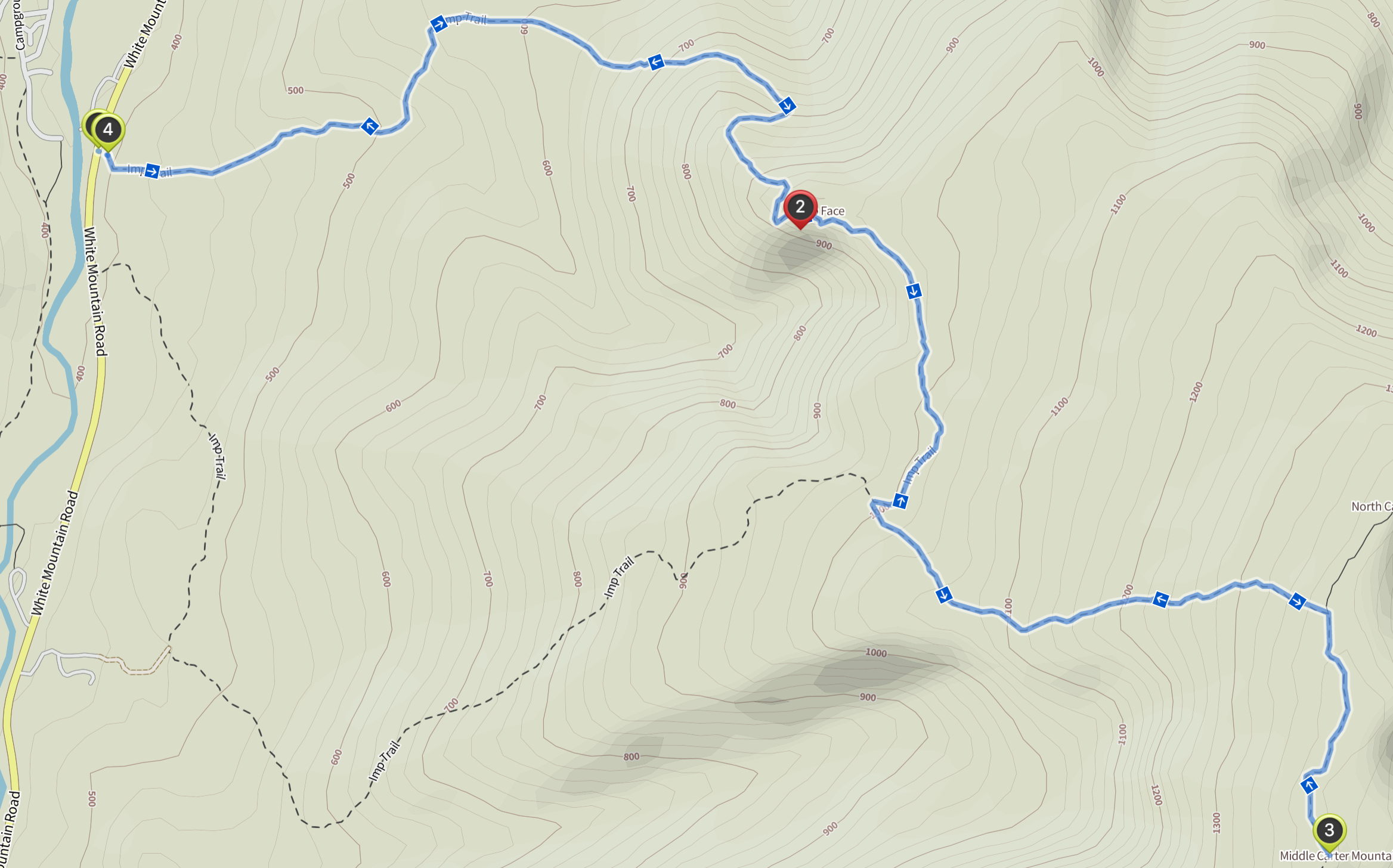 Middle Carter Mountain via Imp Face | by Bob Corsaro | Medium