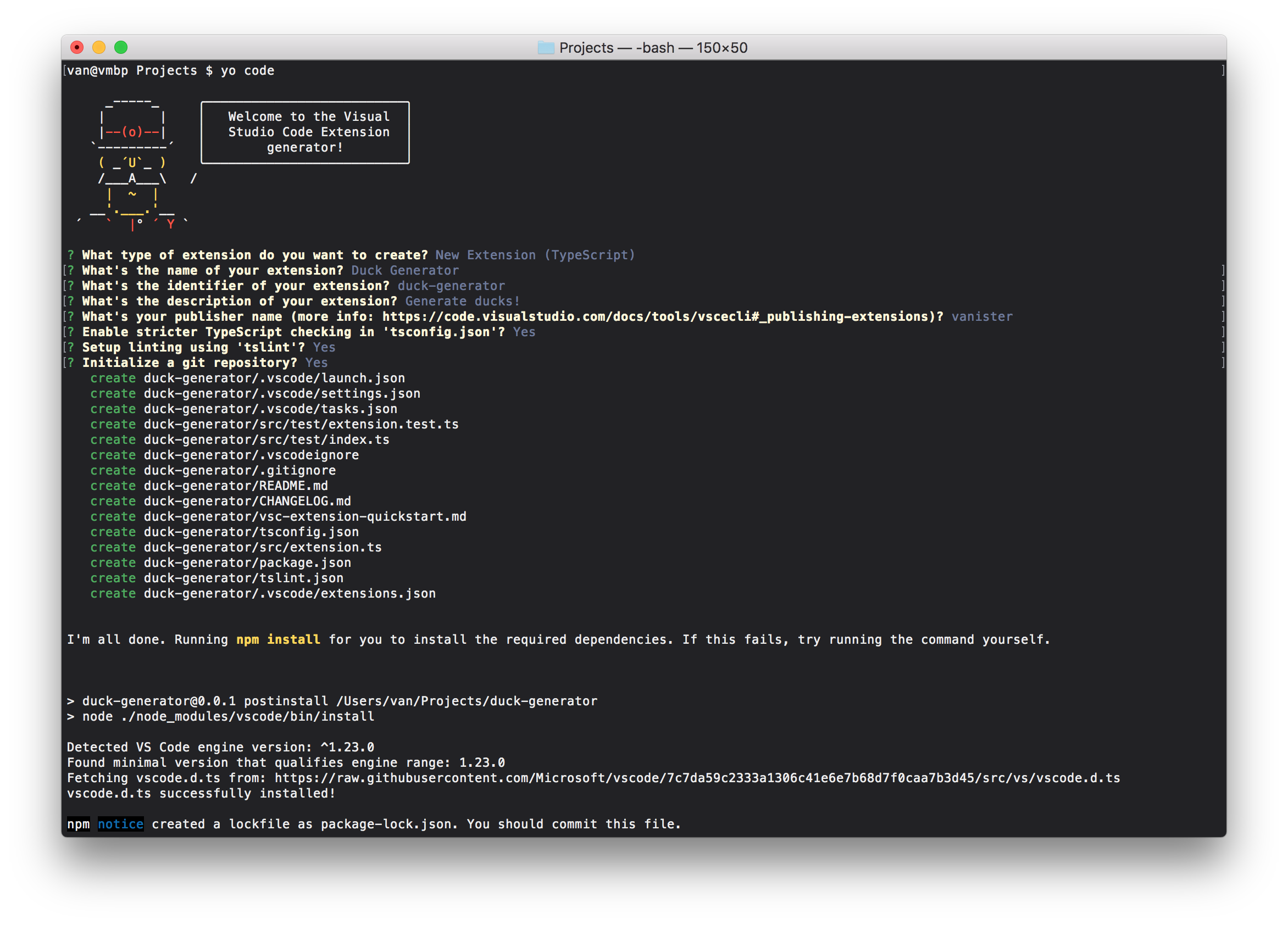 How to Make A Visual Studio Code Extension [to Generate Ducks] | by Van ...