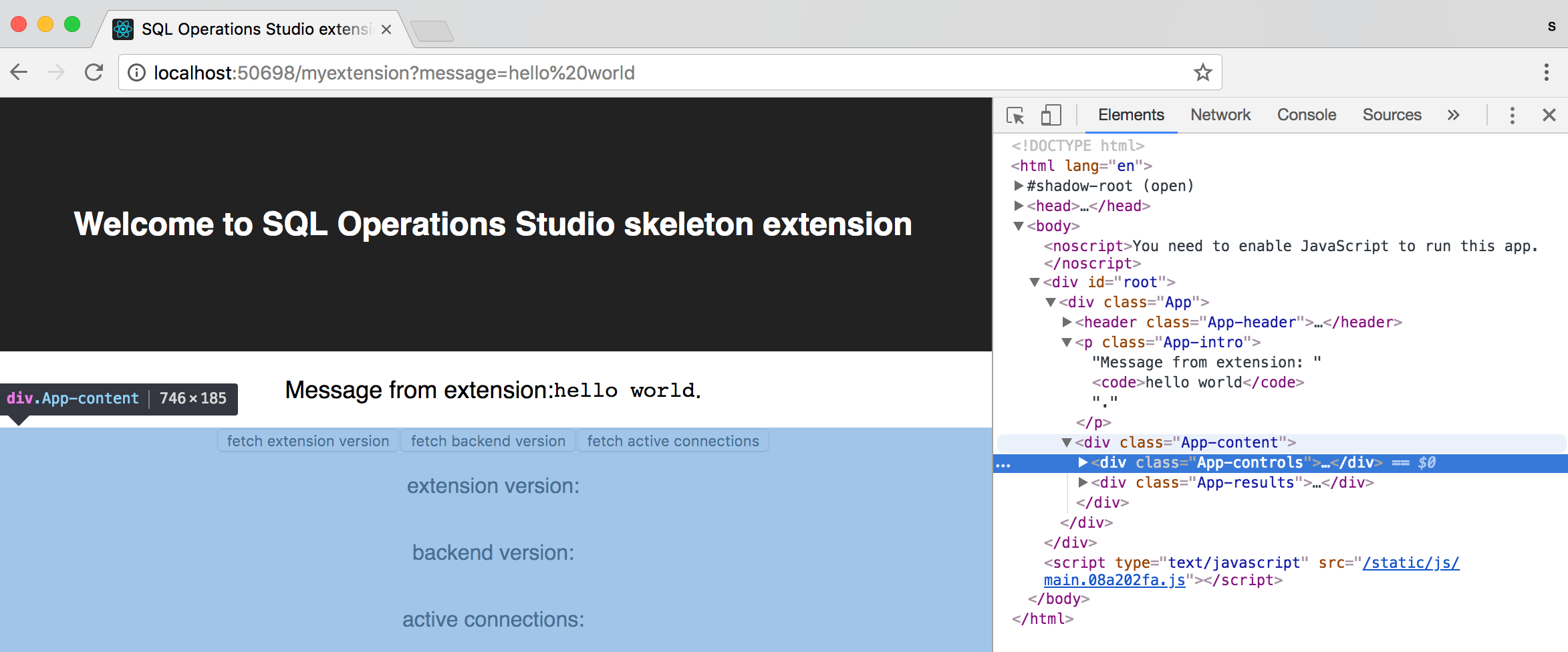 How we built an extension for SQL Operations Studio