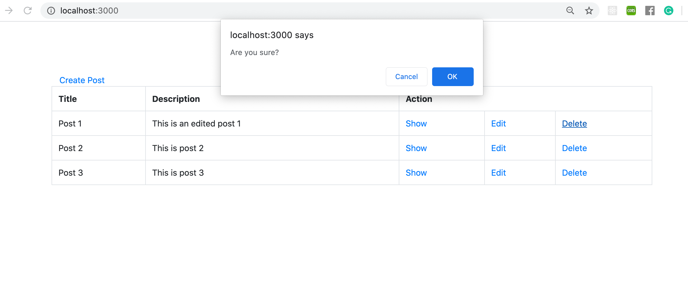 Build your first Rails application — CRUD (tutorial)