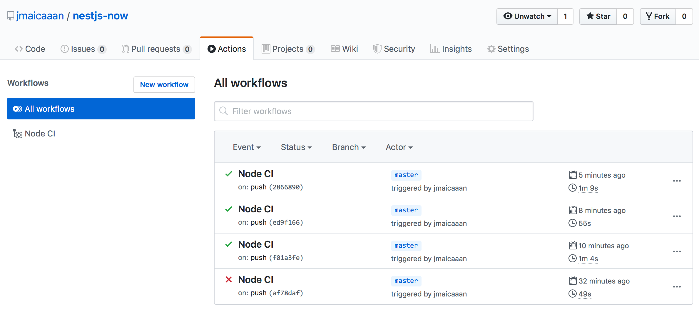 Deploy Nestjs On Zeit Now With Github Actions By Jm Santos Itnext