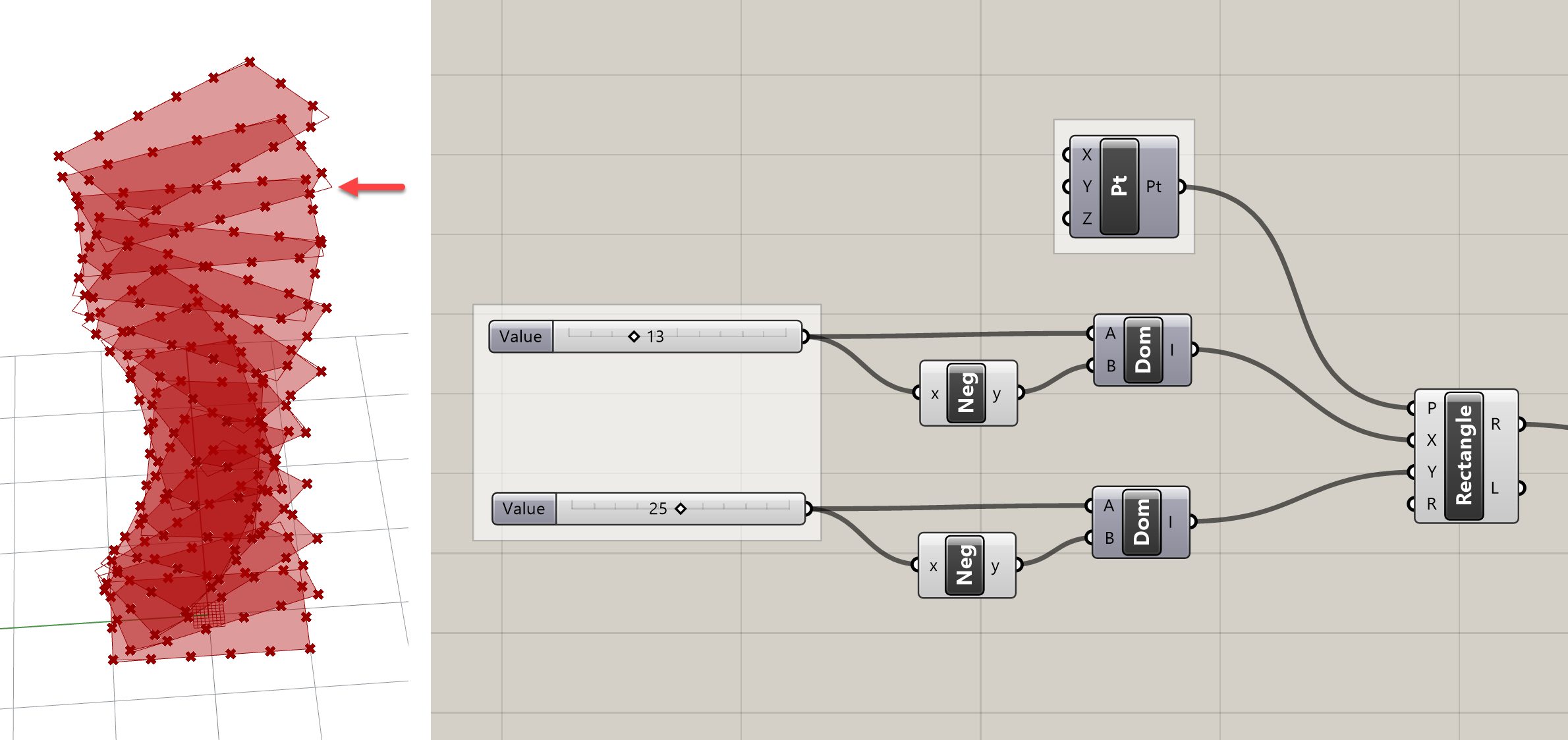 Exercise: Parametric tower — part 2 | by Danil Nagy | Introduction to Grasshopper | Medium