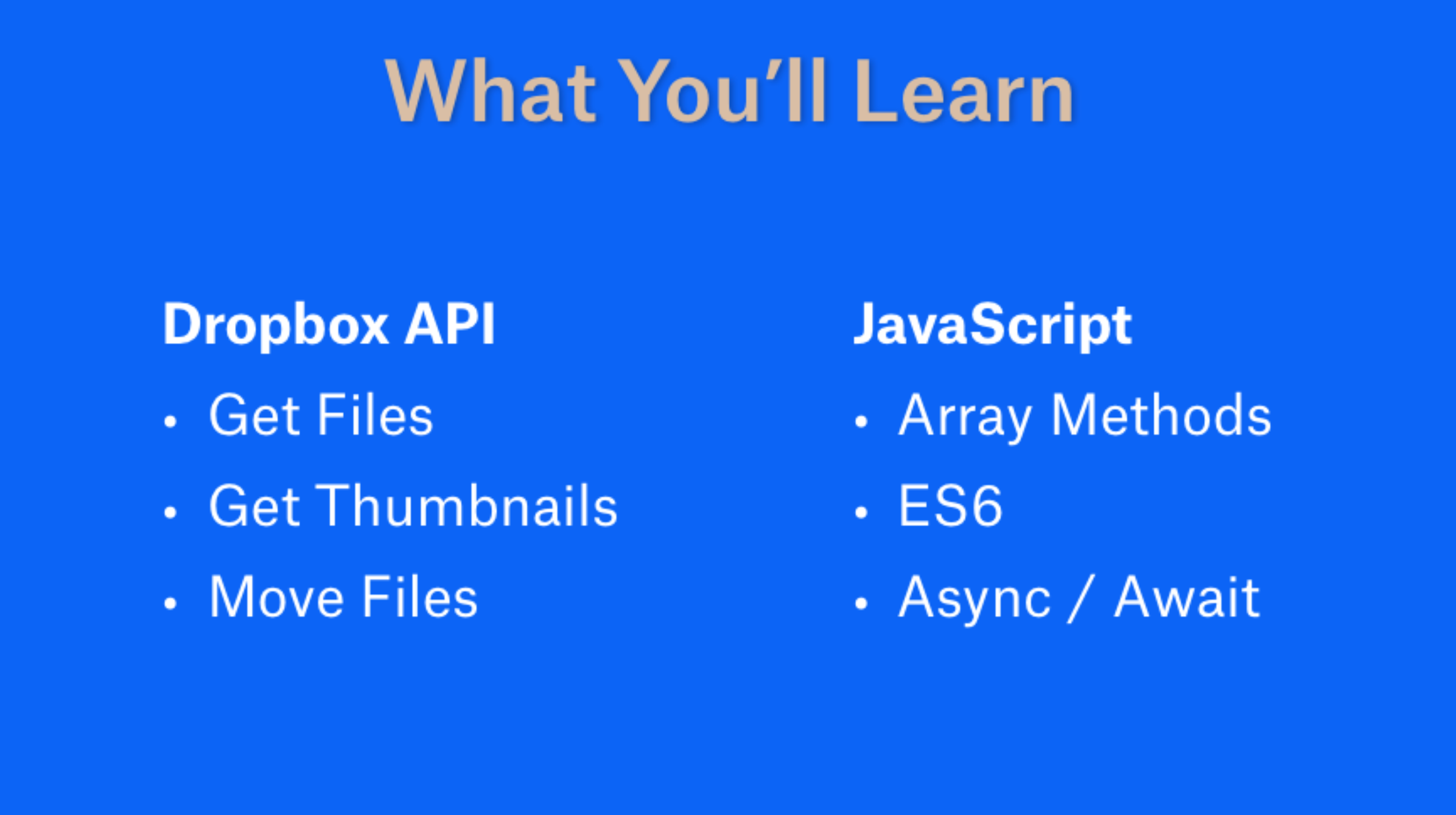 Free Course: Build an expense organizer with ES6 and Dropbox | by Per Harald Borgen ...