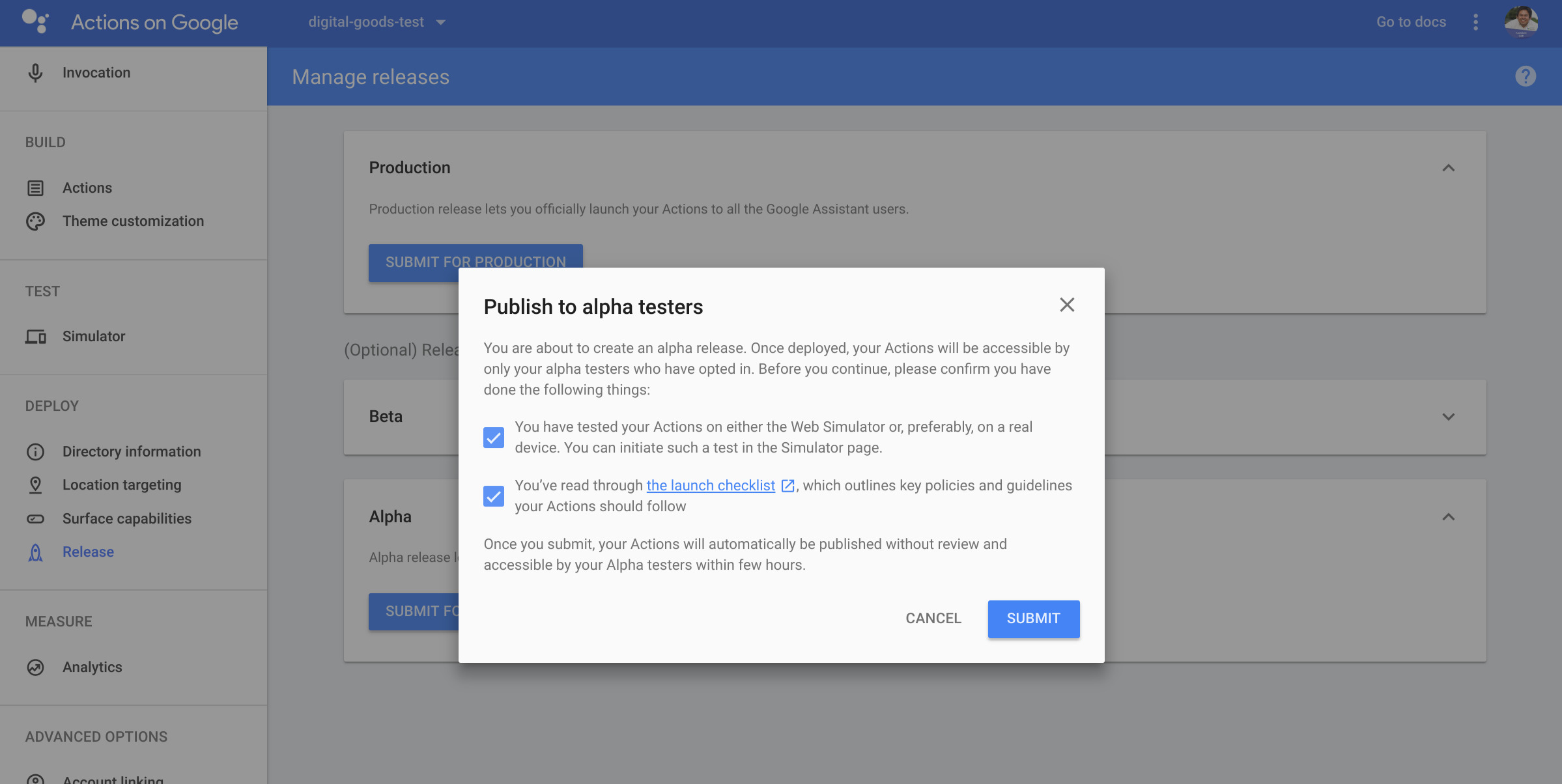 Digital Goods Transaction of Actions on Google (Write Code and Test ...